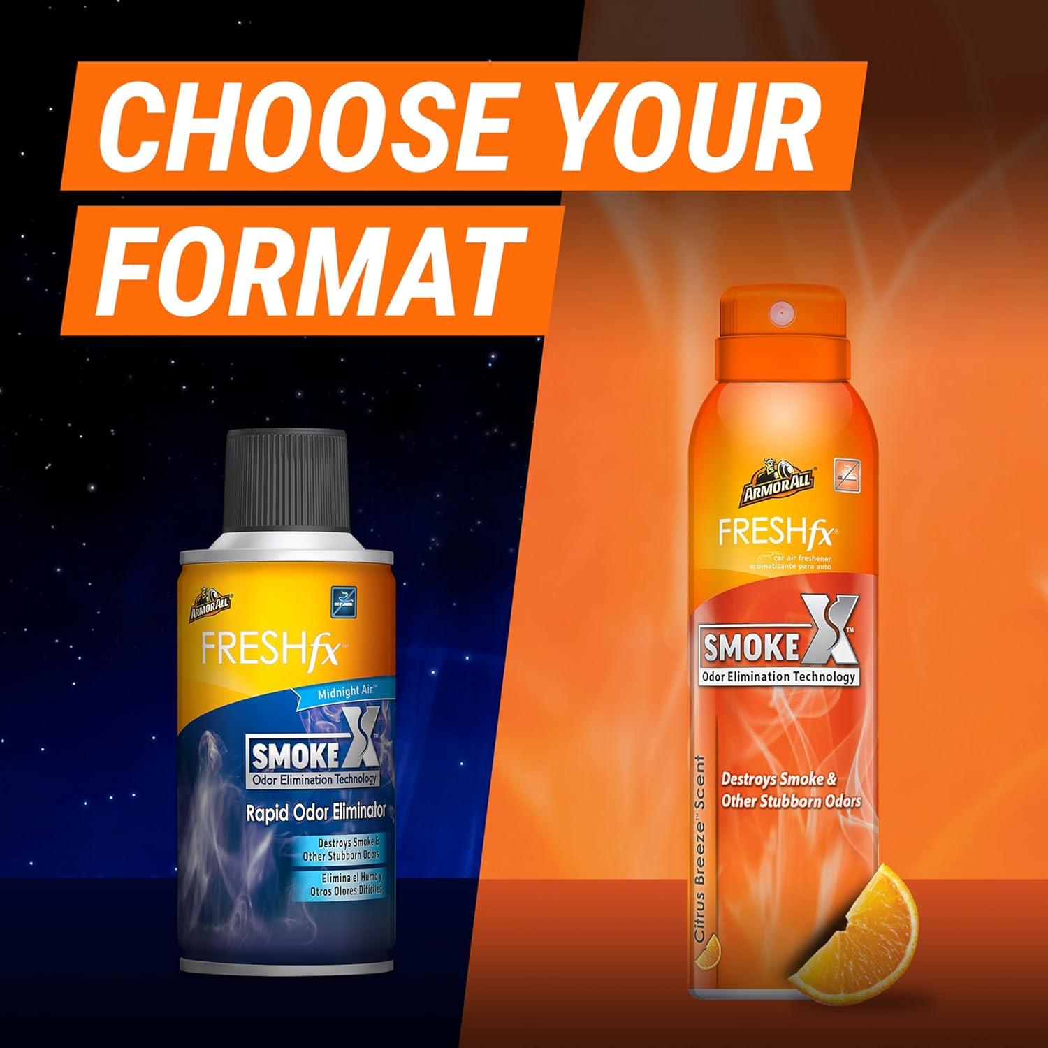 Armor All FRESHfx Smoke X Citrus Breeze Rapid Odor Eliminator – 2 OZ ...